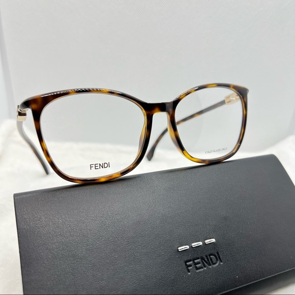 Fendi | Accessories | Fendi Glasses New Authentic Gold F Logo Optical ...